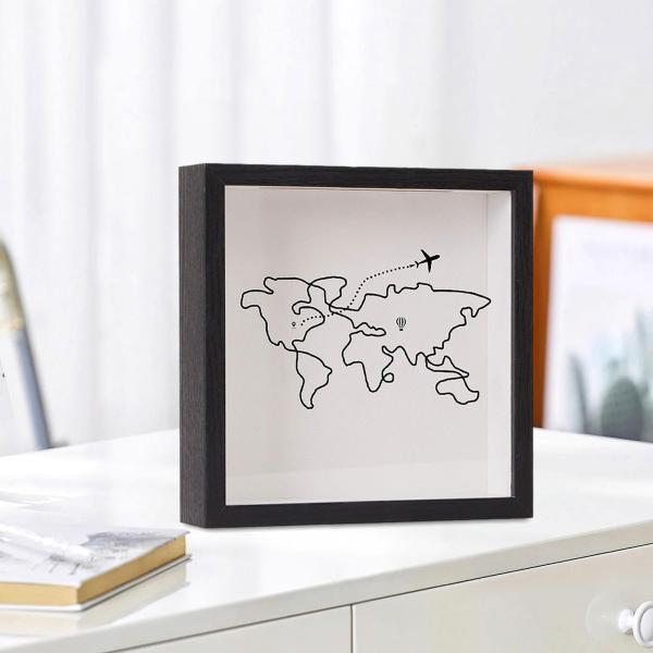 説明: [素材]: 高品質の木材で作られたこのシャドーボックスフレームは.耐久性とクラシックな外観を備え.大切な思い出を飾ることができます. [ディスプレイ]: シャドーボックスディスプレイケースは.コンサートチケット.半券.電車の切符.そ...