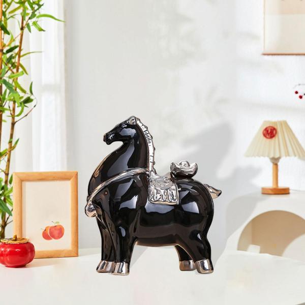 説明:[芸術的なデザイン]: エレガントな馬の彫刻は.クリアな質感と優雅なラインが特徴で.細部までこだわって作られており.モダンな芸術的なタッチと風水の装飾が施されています. [プレミアム素材]: 高品質のセラミックで作られたこのオーナメン...