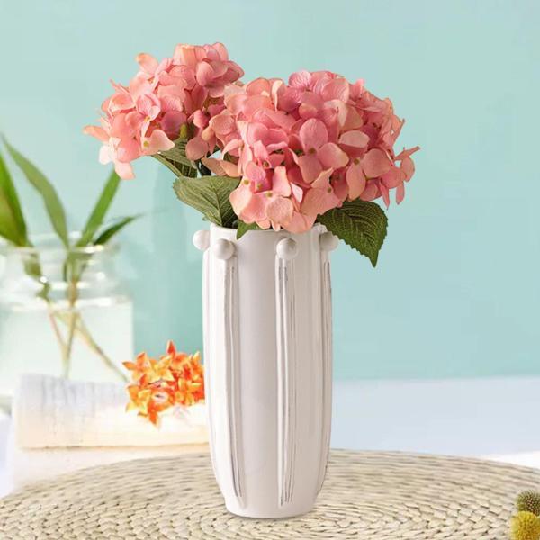 説明: [高級素材]: この装飾花瓶はセラミック製で.丈夫で時代を超越したエレガントさを備え.長期にわたる室内装飾に最適です. [シックなフレンチデザイン]: この磁器の花瓶は.ヴィンテージフレンチデザインが特徴で.さまざまなフラワーアレン...