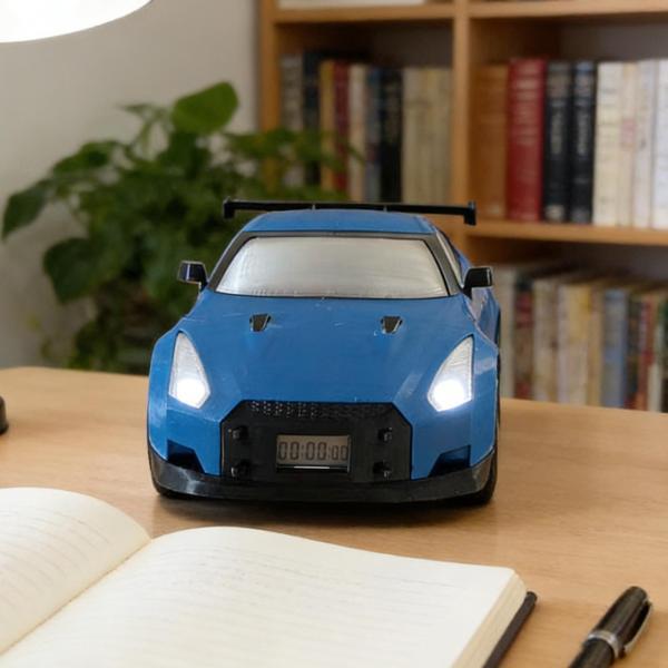 説明: [リアルなデザイン]スポーツカーのナイトスタンド時計は.複雑なディテールを備えた空気力学的なスーパーカーのシルエットが特徴で.自動車愛好家.子供.コレクターにとって印象的なアクセサリーです. [明るい時間表示]識別しやすいデジタル画...