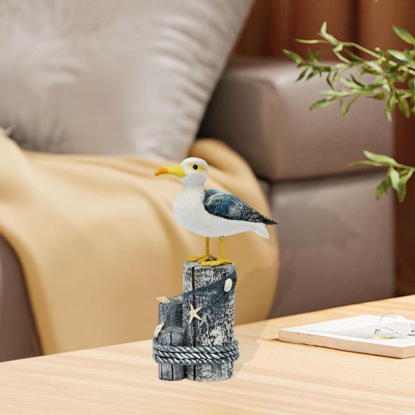 説明: [地中海デザイン]地中海デザインの木製カモメの置物.印象的な黒と白のデザインが特徴で.どんな空間にも優雅さを添えます. [素材]木で作られたこの木製鳥の像は.耐久性に優れ.頑丈で見た目も魅力的です. [多用途の装飾] 子供部屋.オフ...