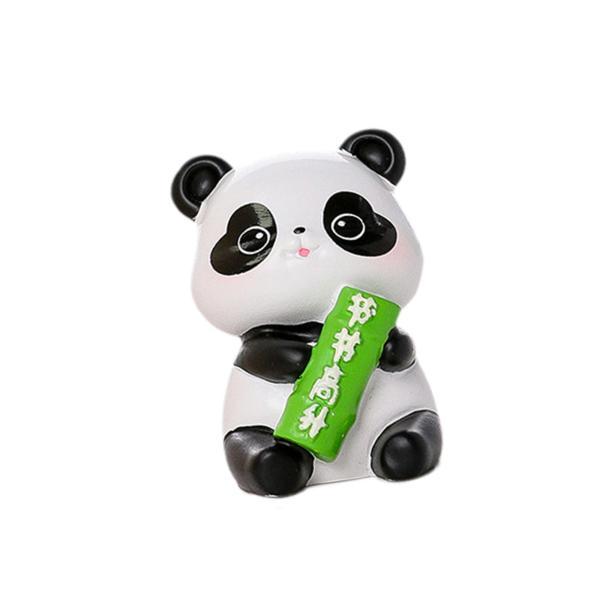 説明: [キュートなデザイン]: 愛らしくクリエイティブなパンダの置物.生き生きとして面白く.モダンなアート装飾品で.精巧な作りで.家の装飾に最適です. [プレミアム素材]: パンダの置物はプレミアム樹脂素材で作られており.質感も良く.丈夫...