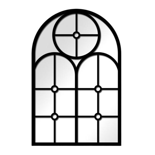 説明: [サイズ]: 26.6cm×40.6cm(10.47インチ×15.98インチ)のこのアーチ型窓ミラーは.ご自宅のどんな壁にもアクセントとして飾るのに最適なサイズです. [素材]: 装飾ミラーは木製ボードとアクリルで作られており.スタ...