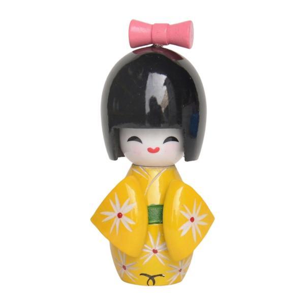 説明: [日本の着物装飾]: 伝統的な衣装を身に着け.繊細な表情で芸術的な雰囲気に満ちた.立つ日本の着物芸者人形. [プレミアムで信頼できる]: この小さな芸者人形の像は木製で.家の装飾用です [精巧なディテール]: 美しい彩色が施されたミ...