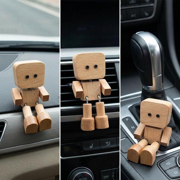 説明: [車の装飾]: 車のダッシュボードを飾る足が揺れる木製人形は.精巧な作りで魅力的で愛らしく.車のインテリアアクセサリーに最適です. [品質]: ダッシュボード揺れる置物は.高級木材で作られており.丈夫で耐摩耗性に優れ.手触りも抜群で...