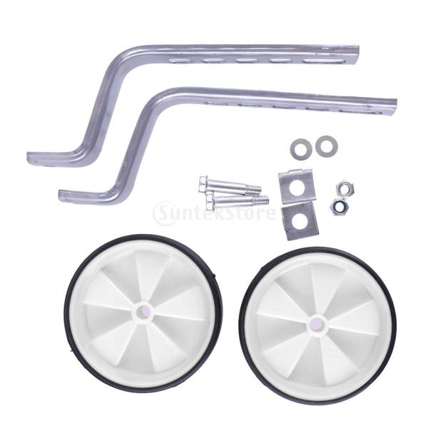 説明： 材質：スチールカラー：ホワイトホイールの直径：約11センチメートル/ 4.33インチ 12月14日/ 16/20分の18インチの子供\ 'sの自転車に適合余分な安定性と安全性のために、高品質の材料で作られました頑丈な車輪は恐れること...