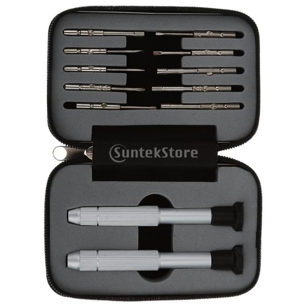 説明:欠かせないDIYツールセット. 12個入りの多目的ドライバーセットです.このツールキットは.優れたメガネ修理ヘルパーです.モデルアセンブルのコンパニオン.家電製品.携帯電話.時計.おもちゃなどに必要なメンテナンスツール.サイズ:11x...
