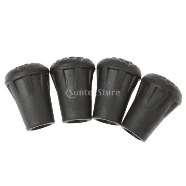 説明： 素材：ラバーカラー：ブラックサイズ：約約3cm / 1.18インチ硬質ゴムカバーを身に着けている交換あなたのポールの先端を保護し、ハード面での優れたトラクションを得ます パッケージに含まれるもの：  4×トレッキングポールのヒント...