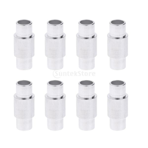 説明: 8本の頑丈なインラインローラースケートホイールスペーサーアルミ製のスペーサーがより真実になり、ベアリングがホイールに圧縮されないことを保証します 2つのベアリングの間で、ベアリングの内径は8mmから6mmに変更されます身体を動かすた...