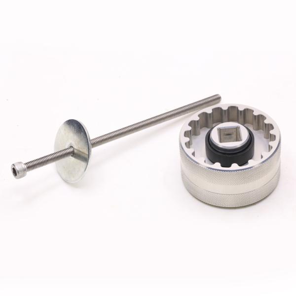 説明:プレミアムネジ山付きボトムブラケットツールT47BBリムーバー取り外し取り付け取り付けツールレンチスライドと操作が簡単で.カップをしっかりと保持し.安全で確実な締め付けを保証します1/2"ラチェット/トルクレンチドライバーで作業する必...