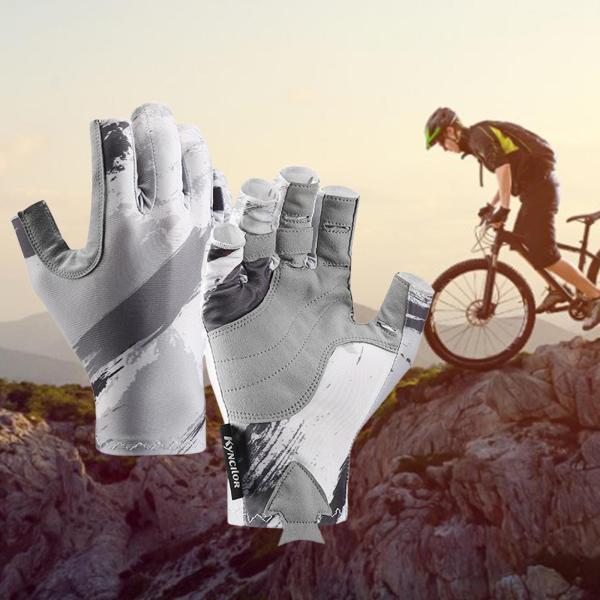 説明:汗の蓄積を抑え.手から湿気を逃がす通気性のある素材で.手元を暖かく保ちます.手袋を外さなくても.電話やタッチスクリーンデバイスを通常どおり使用できます.手をしっかりとフィットさせ.滑りにくくします.手首に密着せず.より快適です.サイク...