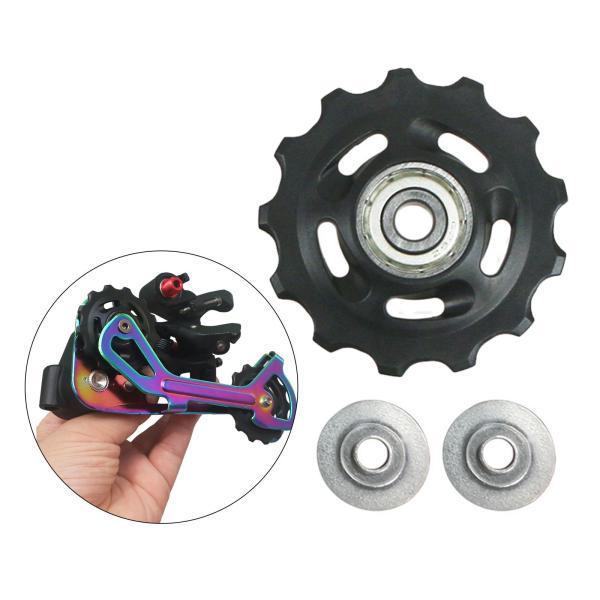 説明:リアディレイラープーリーは.チェーンの輸送とシフトのためにリアディレイラーで使用されます.自転車用のアクセサリーが必要です.アルミ合金製で.軽量でスタイリッシュ.相性も抜群です. 9/10/11スピード用自転車リアディレイラー11T/...