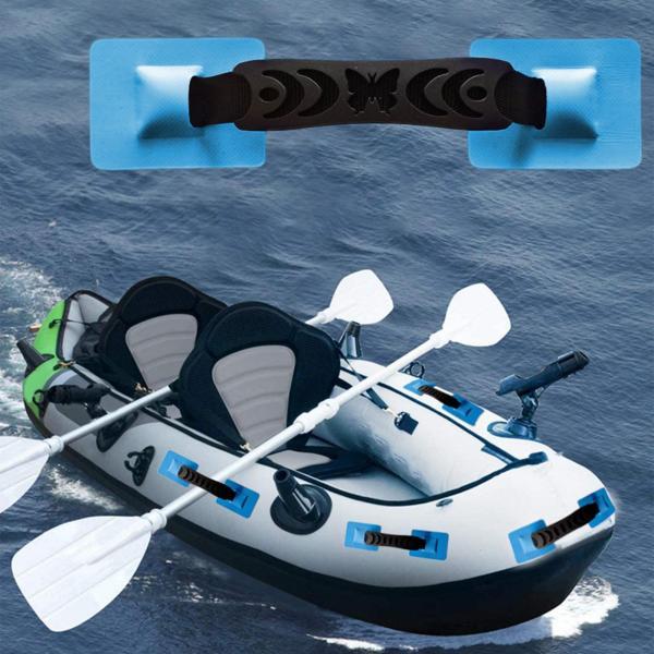 説明:素材:ナイロン.PVC製.滑り止めのシリコンシースが手の位置に使用され.快適で防水性があります.装備:ストラップハンドルは.インフレータブルボートカヤックディンギーカヌーラフトパドルボードサーフボードに適しています.取り付けが簡単:キ...