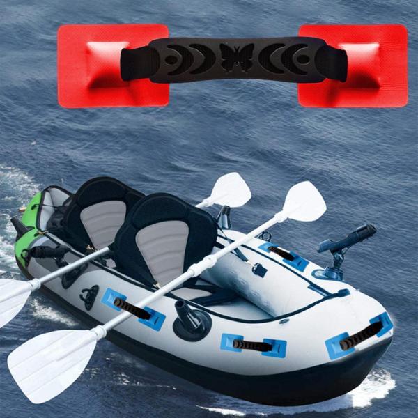 説明:素材:ナイロン.PVC製.滑り止めのシリコンシースが手の位置に使用され.快適で防水性があります.装備:ストラップハンドルは.インフレータブルボートカヤックディンギーカヌーラフトパドルボードサーフボードに適しています.取り付けが簡単:キ...