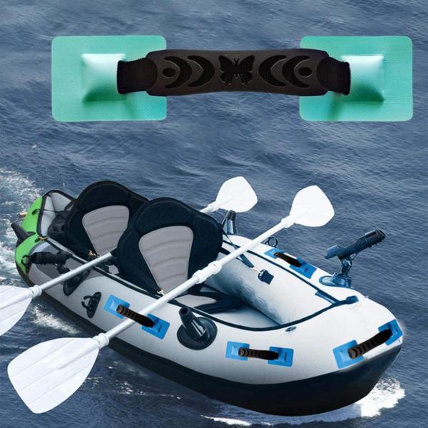 説明:素材:ナイロン.PVC製.滑り止めのシリコンシースが手の位置に使用され.快適で防水性があります.装備:ストラップハンドルは.インフレータブルボートカヤックディンギーカヌーラフトパドルボードサーフボードに適しています.取り付けが簡単:キ...