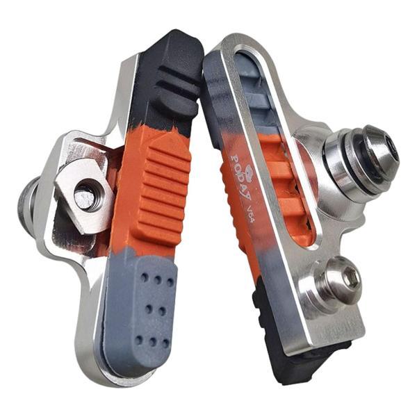 説明:機能:Cブレーキトラベルの一部が短すぎるため.ブレーキパッドがリムに到達できません.このCブレーキホルダーを使用すると.長さを10mm伸ばすことができます装備:Cキャリパーアダプター付き55mmバイクブレーキパッドロードバイクキャリパ...