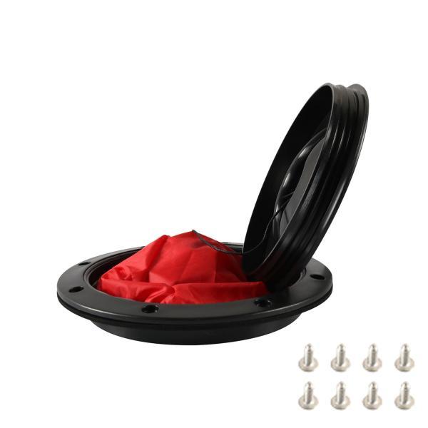 説明:ABS製のカヤックハッチ.インパクト.丈夫で耐久性があります.ハッチから取り外し可能な収納用の赤い防水バッグを備えた特別なデザイン.直径20.5cm / 6インチ.取り付けも引き出しも簡単.ゴム製ガスケットが船体を損傷から保護します....