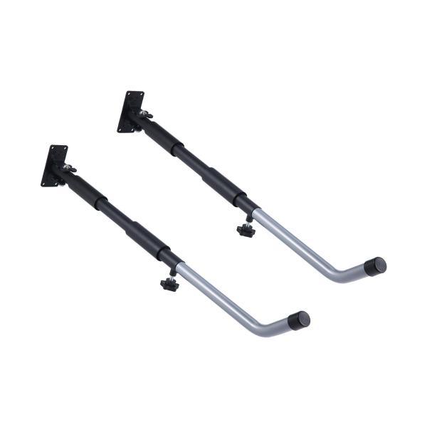 説明:高品質の素材: カヤック収納ラックは鉄製で.取り付けが簡単で.丈夫で丈夫です.カヤックウォールハンガー:伸縮式の長さ調整(62cm-102cm / 24.41-40.16インチ).耐荷重50KG.折りたたむことができ.スペースを節約で...