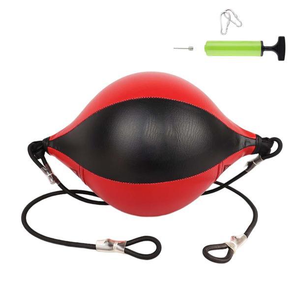 説明:[PREMIUM DOUBLE END PUNCHING BALL]PU素材で作られたスピードバッグ.球体は丈夫で頑丈.耐久性があります.[完璧なソロトレーニング機器]ボクシングスピードボールは.反応.敏捷性.パンチングスピード.スキ...