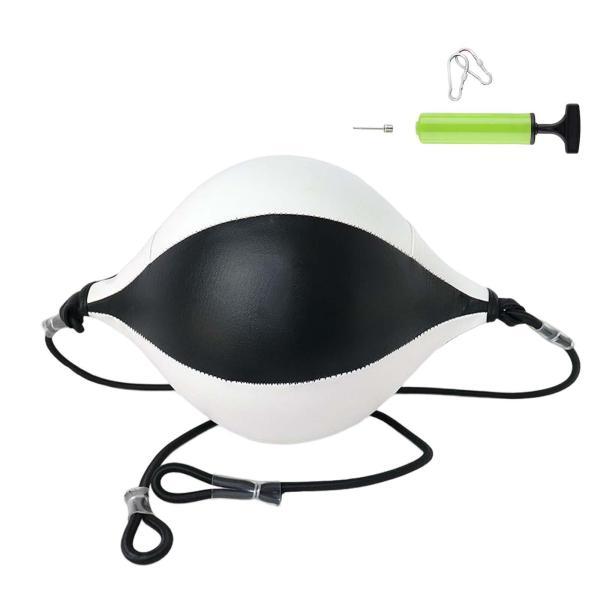 説明:[PREMIUM DOUBLE END PUNCHING BALL]PU素材で作られたスピードバッグ.球体は丈夫で頑丈.耐久性があります.[完璧なソロトレーニング機器]ボクシングスピードボールは.反応.敏捷性.パンチングスピード.スキ...