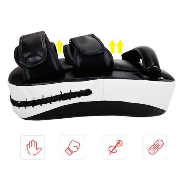 説明:[高品質]: PU はおおよその実際の効果をシミュレートし.ボクシングマンをよりよく保護し.ボクシングマンの集中力とパンチレベルを向上させます.[使いやすい]: 保護と衝撃吸収のためにフォームコンポジットライナーパッドを厚くします.高...