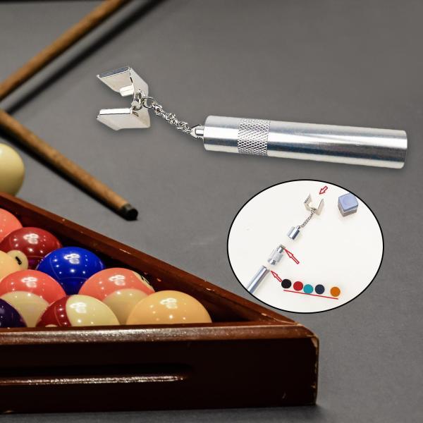 説明:[高品質素材]: このビリヤードチョークホルダーはアルミニウム素材で作られており.表面は滑らかで耐久性があり.耐摩耗性があり.長期間使用できます.[3 IN 1ツール]伸縮性のあるチョークカバーとキューチッププリッカーが付属しており....