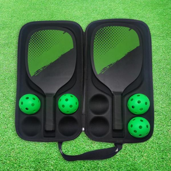 説明:[素材]このピックルボールラケットバッグはEVA素材で作られており.柔らかさと衝撃吸収性を提供し.パドルとピックルボールに優れた保護を提供します.[保護カバー]このバッグにはパドル2個とボール4個を収納でき.ピックルボールゲームに必要...