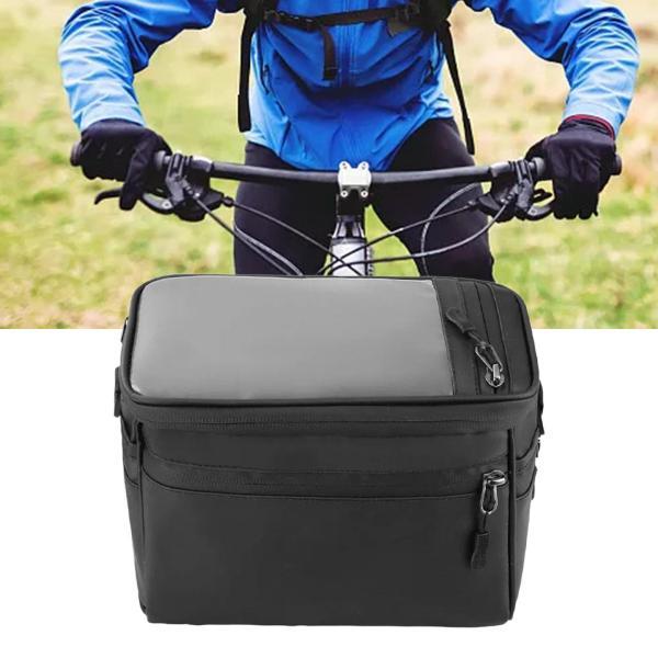 説明:[素材]: バイクフロントバッグはオックスフォード布で作られており.防水性.頑丈性.耐摩耗性があり.長期間使用できます. [特徴]: 粘着性のあるデザインにより.自転車フレームバッグは安定しており.走行中に揺れません.取り付けや取り外...