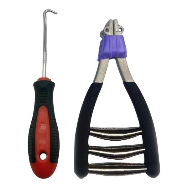 説明:[必須ツール]: このテニスとバドミントンラケット用スターティングクランプツールは.あらゆるラケットに必須のツールです.ラケットのストリングを通すのに適しており.グリップ力と快適性を提供します. [プレミアム素材]: スターティングク...