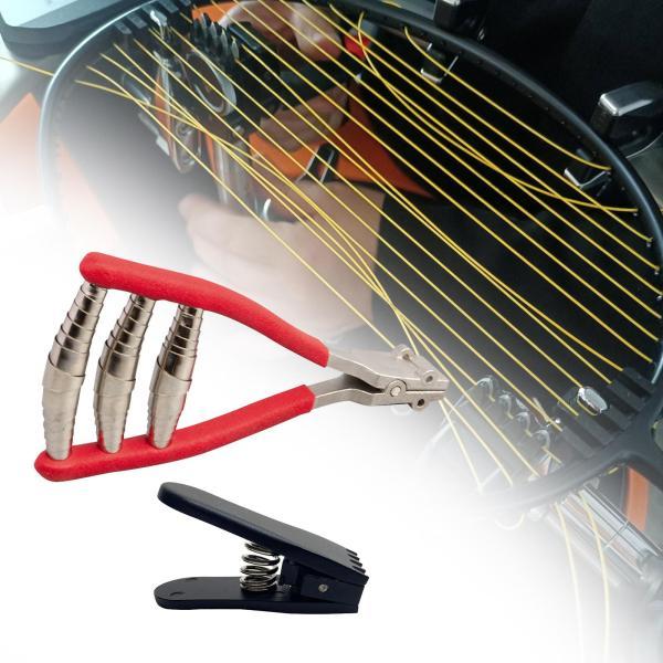 説明:[デザイン]: テニス・バドミントン ラケット用のストリング開始クランプ ツール.あらゆるテニスラケットに必須のツールです. [高品質素材]: スターティングクランプフライングクランプは.高品質のアルミニウム合金.ステンレス鋼.高強度...