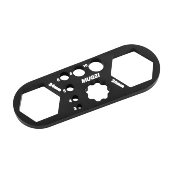 説明:[丈夫なアルミ合金素材]: この自転車フォークレンチは厚さ4.5mmのアルミ合金製で.日常使用に耐える耐久性と強度を備えています.フォークキャップの取り付けや取り外しも簡単に行えます. [幅広い互換性]: 自転車フロントフォーク修理ツ...