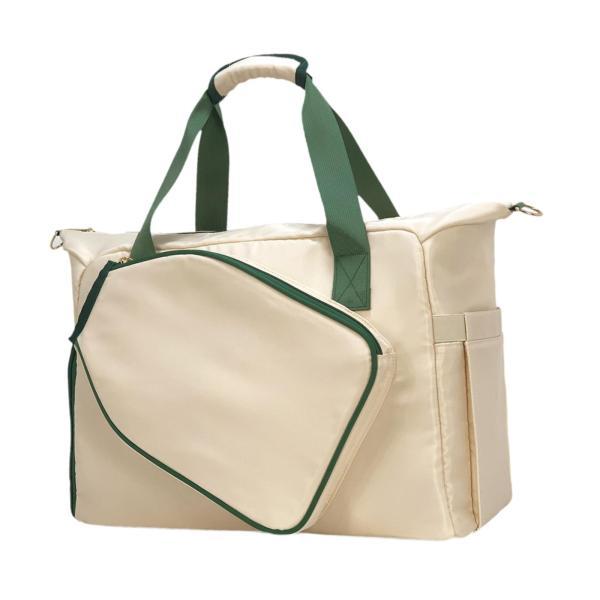 説明:[素材]: ピックルボールバッグはオックスフォード布で作られており.お手入れが簡単で.耐摩耗性があり実用的です. [大容量]: このシングルショルダーラケットバッグの寸法は約42cm x 19cm x 48cm / 16.54インチ ...