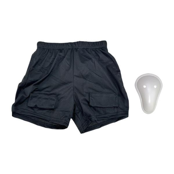 説明:[製品]: これはアイスホッケー用に特別に設計された保護ジョックストラップショーツです.保護カップを挿入するためのポーチが付属しており.ゲーム中に不可欠な保護を提供します. [素材]: 高品質の伸縮性のある布とメッシュ素材で作られたこ...