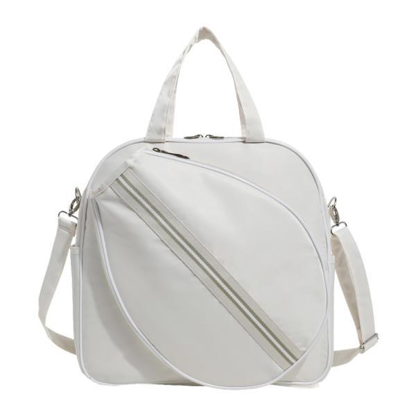 説明:[スタイリッシュで多用途なデザイン]: このテニスバッグは男性にも女性にも適しており.ハンドバッグとして持ったり.クロスボディバッグとして着用したりできるファッショナブルなデザインが特徴です.テニスやピックルボールを楽しむスポーツ愛好...