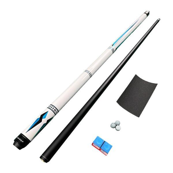 説明: sturdy構造]:ステンレス鋼のジョイントを備えた高品質の木材から作られたこのキューは.耐久性と長時間のパフォーマンスを保証します 2ピースのデザイン.簡単に輸送して保管できますメンテナンス[便利な1/2ステンレス鋼ジョイント]:...