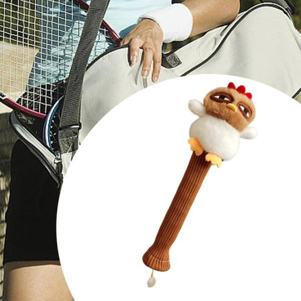 説明:[愛らしいデザイン]: バドミントンラケットのハンドルカバーに漫画の鶏人形を選んで.あなたのギアに可愛さとスタイリッシュさを加えましょう.長さ30cm/11.81インチ. [プレミアム素材]: 高品質のフランネルニット生地で作られたこ...