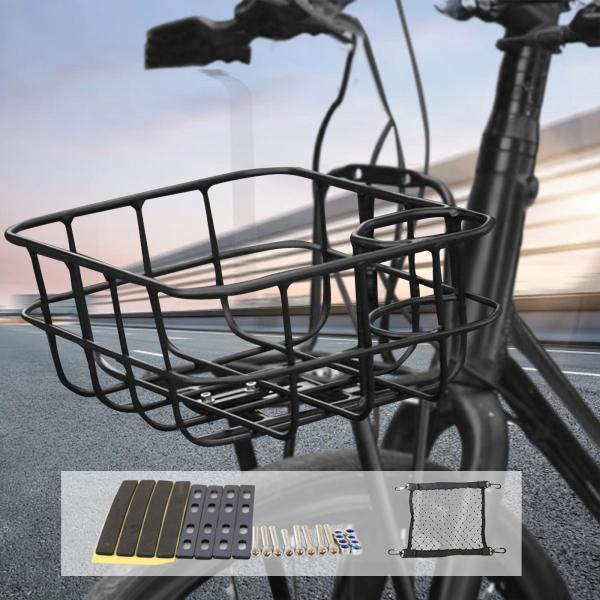 説明:[取り付け簡単]:自転車ハンドルバーバスケットには工具とネジが付属しており.数分で自転車に手動で取り付けることができます.フロントハンドルバーまたはリアラックに取り付けることができます. [自転車バスケット]: 自転車バスケットはアル...