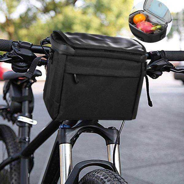 説明:[素材]: マウンテンバイクのフロントバッグはオックスフォード布製で.防水性があり.サイズは36cmx30cmx12cm/14.17インチx11.81インチx4.72インチで.走行中に持ち物を効果的に保護します. [断熱]: 自転車ハ...