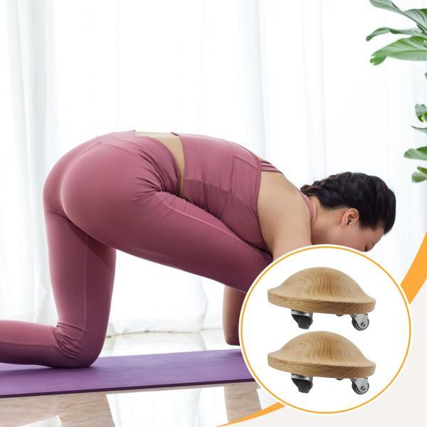 説明:[エクササイズスライダー]: エクササイズスライダー1組/2個.背骨のトレーニングやストレッチに最適で.姿勢を改善し.快適な体験を提供します. [プレミアム素材]: 高級木材で作られたアブローラーホイールは頑丈で強力なベアリングを備え...