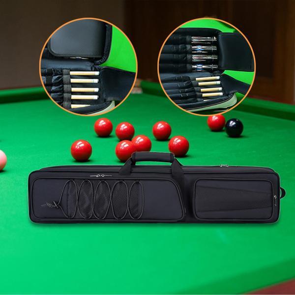 説明:[プールキューケース 4x5]: このビリヤードキューバッグには9つのスロットがあり.バット5本とシャフト4本を収納でき.1/2キュー.複数のシャフト.さまざまなアクセサリーをすべてバッグに入れて持ち運ぶことができます. [多用途の持...