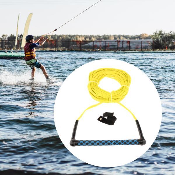 説明:[高性能と耐久性]: このウォータースキー牽引ロープは.ウォータースポーツでの高いパフォーマンスのために設計されており.激しいアクティビティに耐える優れた強度と耐久性を備えています. [快適なグリップ]: ハンドルを備えたこのウェイク...