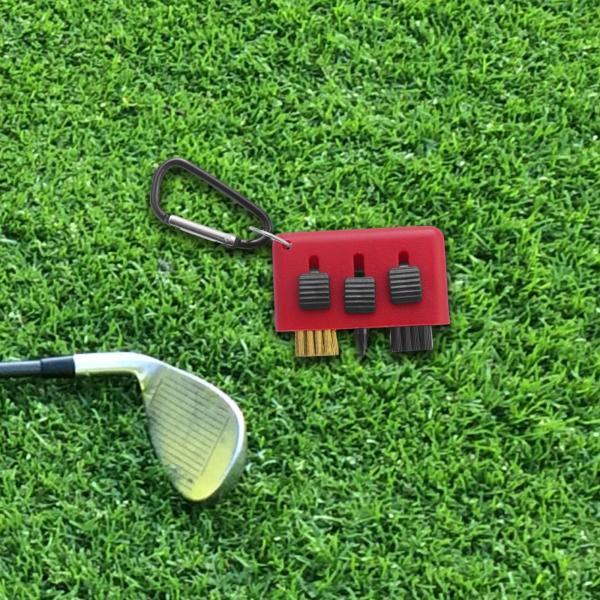 説明: [収納可能]: ゴルフクラブブラシはPP素材で作られており.使用しないときはブラシの毛がクリーナーの中に収納されます. [3 in 1]ゴルフボールブラシは.溝の掃除.溝の汚れの除去.ゴルフシューズの掃除などに使える.異なる毛のゴル...