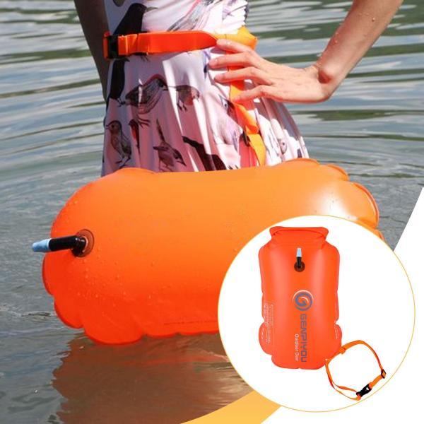 説明: [インフレータブル]シングルチャンバースイムブイは.急速な膨張機能で信頼性の高い浮力を提供します. [収納]防水スイムドライバッグは.水中アクティビティ中に個人の持ち物を安全に保管します. [安全性]テスト済みの安全スイムフロートは...