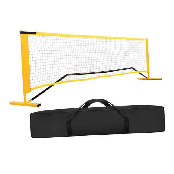 説明: [素材]ポリエステル.オックスフォード布.金属素材で作られたピックルボールネットは.耐摩耗性.頑丈さ.壊れにくさを備え.あらゆる気象条件で長期的な安定性と信頼性の高いパフォーマンスを保証します. [ポータブルデザイン]: パッケージ...