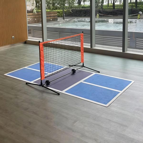 説明: [サイレント]専用のノイズ低減マットを使用して設計されたこのミニピックルボールコートマットは.プレイ中の音を大幅に低減し.隣人や家族に迷惑をかけずに屋内での使用に最適です. [ポータブル]サイレントマットは軽量で折りたたみ可能な構造...