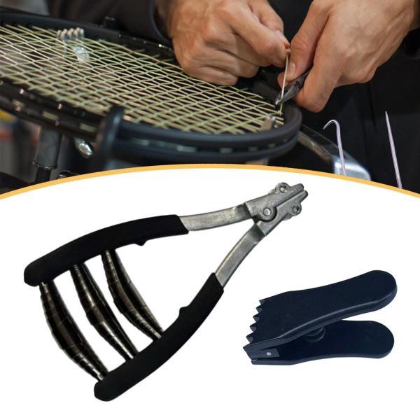 説明: [デザイン]: テニスバドミントンラケット用のストリングクランプツール.あらゆるテニスラケットに必須のツールです. [高品質素材]: スターティングクランプフライングクランプは高品質のアルミ合金製で.高強度.丈夫で長持ちします. [...