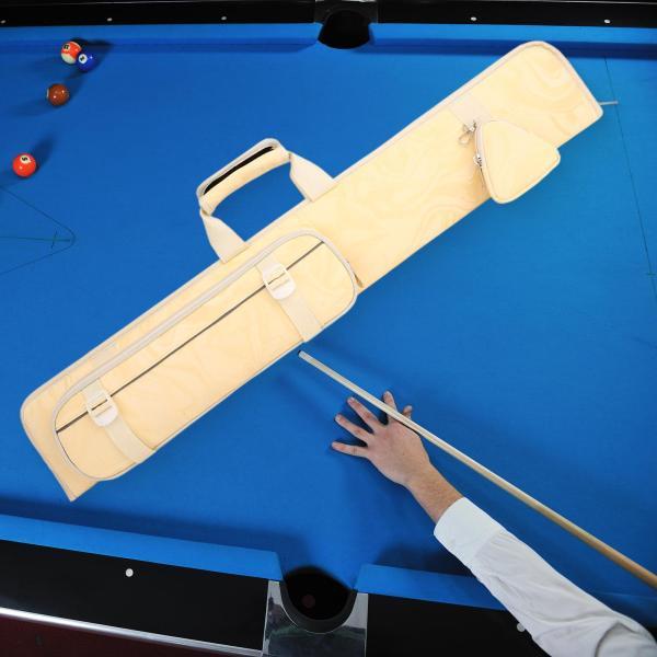 説明: [広々とした]: 88×7×15cmのゆったりとしたサイズで.複数のキュースティックやアクセサリーを簡単に収納でき.保管や持ち運びに便利です. [素材]: 高品質のPUとポリエステル素材で作られており.長期間の使用とビリヤードキュー...