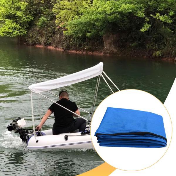 説明: [耐久性のある素材]: ボートキャノピー交換カバーは高品質のPVCオックスフォード布で作られており.耐久性.耐水性.長期にわたる性能を保証します. [多用途保護]: スピードボート.釣りボート.インフレータブルボートに最適なこのキャ...