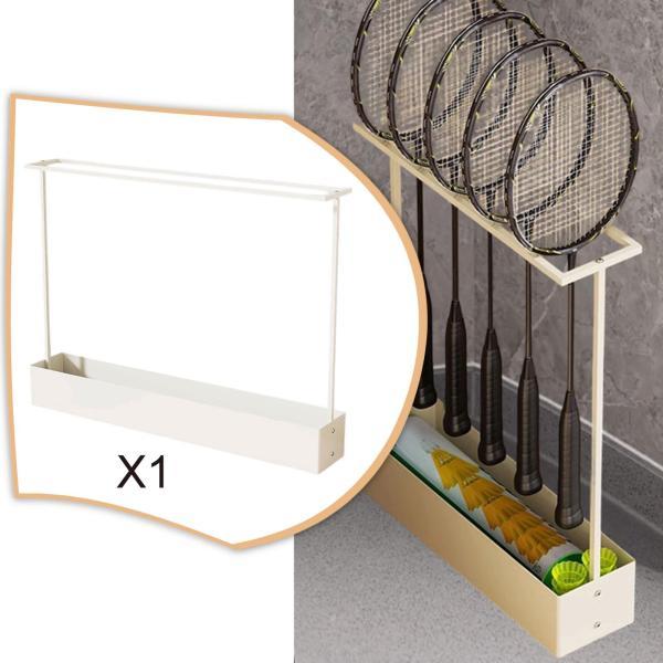 説明: [素材]: バドミントンラケット収納ラックは丈夫な金属で作られており.長期間の使用とギアの信頼性の高いサポートを保証します. [多目的収納]: テニスラケットディスプレイラックは.バドミントン.テニスラケット.傘を整理して展示するの...