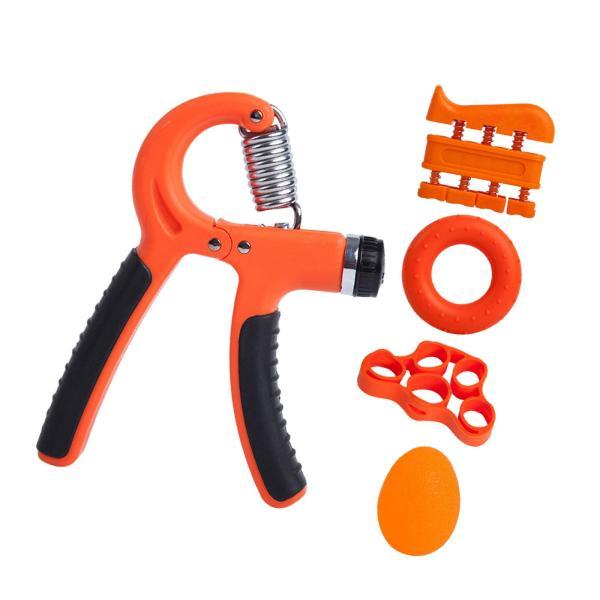 説明: [完全セット]握力強化トレーナーには.握力強化器具.指ストレッチ器具.指エクササイズ器具.握力強化リング.卵型グリップボールが含まれています. [調節可能]ハンドグリップ強化器は.グリップ力トレーニングに合わせて抵抗を調節でき.男性...
